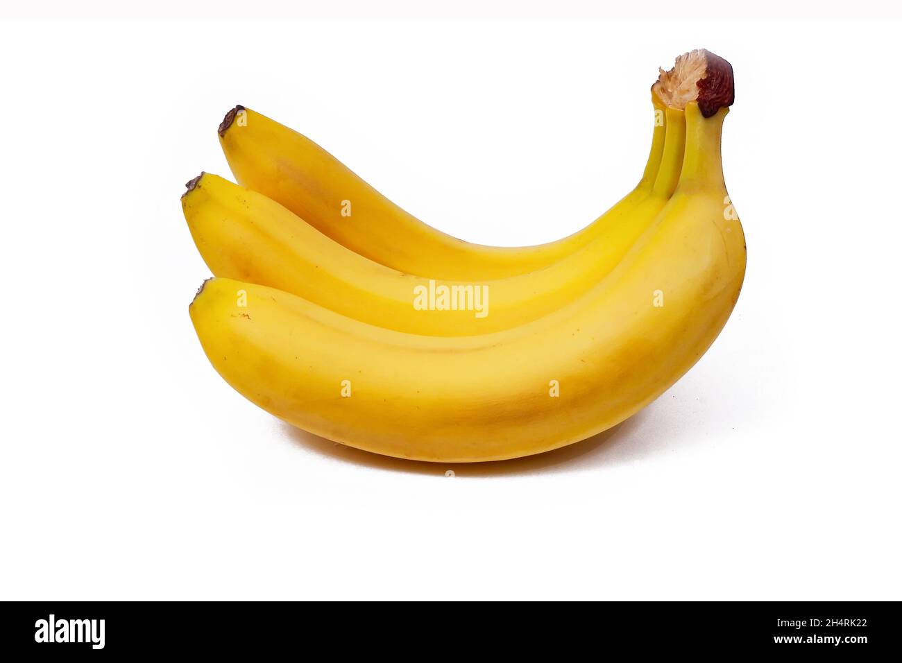 yellow ripe bananas isolated on a white background Stock Photo - Alamy