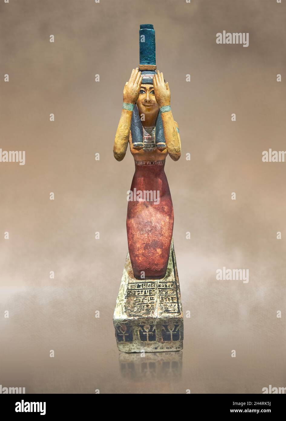 Egyptian Wood Sculpture of the goddess Isis, 332-30 BC, Ptolemaic ...