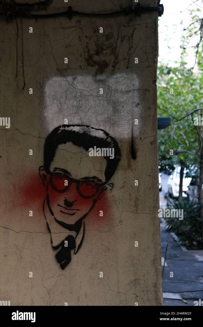 Graffiti is an art that is usually banned in Iran. Artists draw their ...