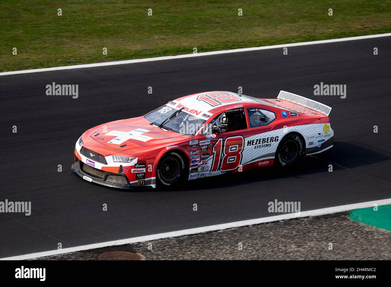 Vallelunga, Italy, october 29 2021. American festival of Rome car ...