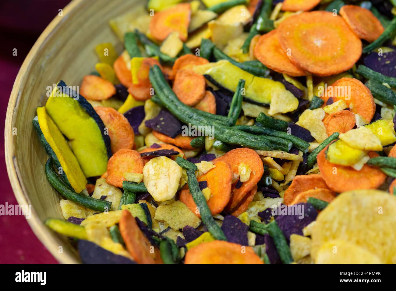 Dried Vegetables Chips Stock Photo - Alamy