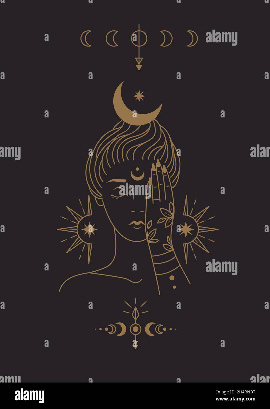 Abstract Magic poster Stock Vector Image & Art - Alamy