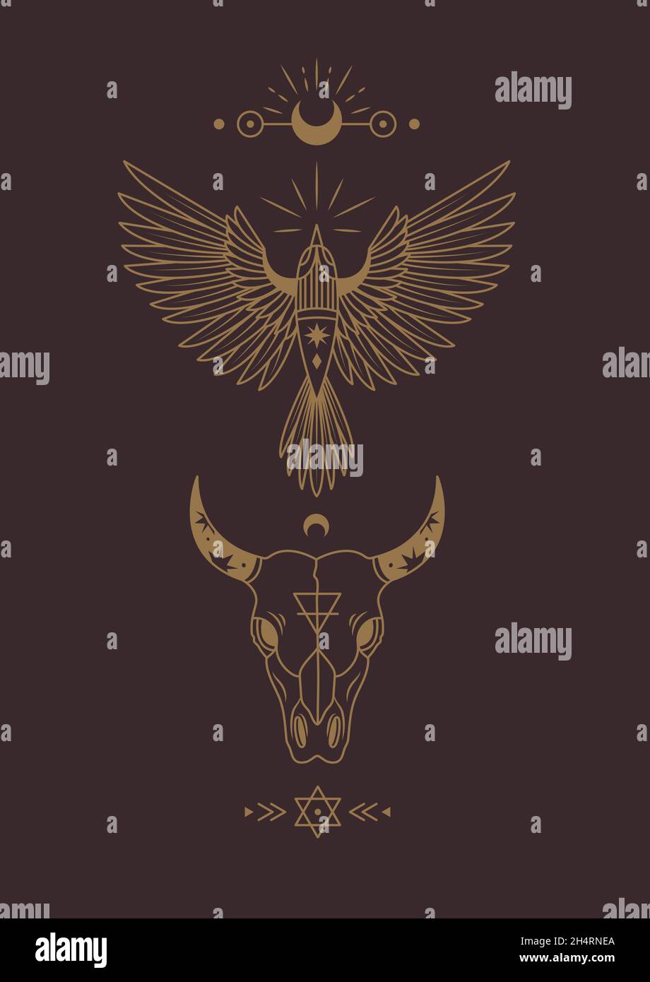 Mystical poster concept Stock Vector Image & Art - Alamy