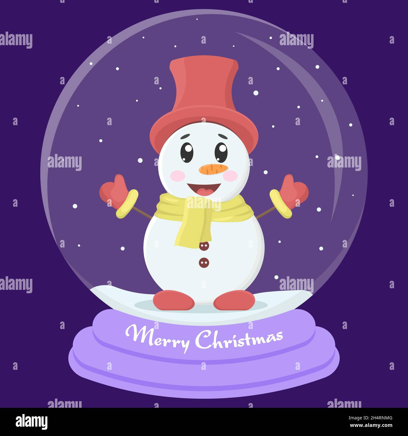Snow glass Stock Vector Images - Alamy