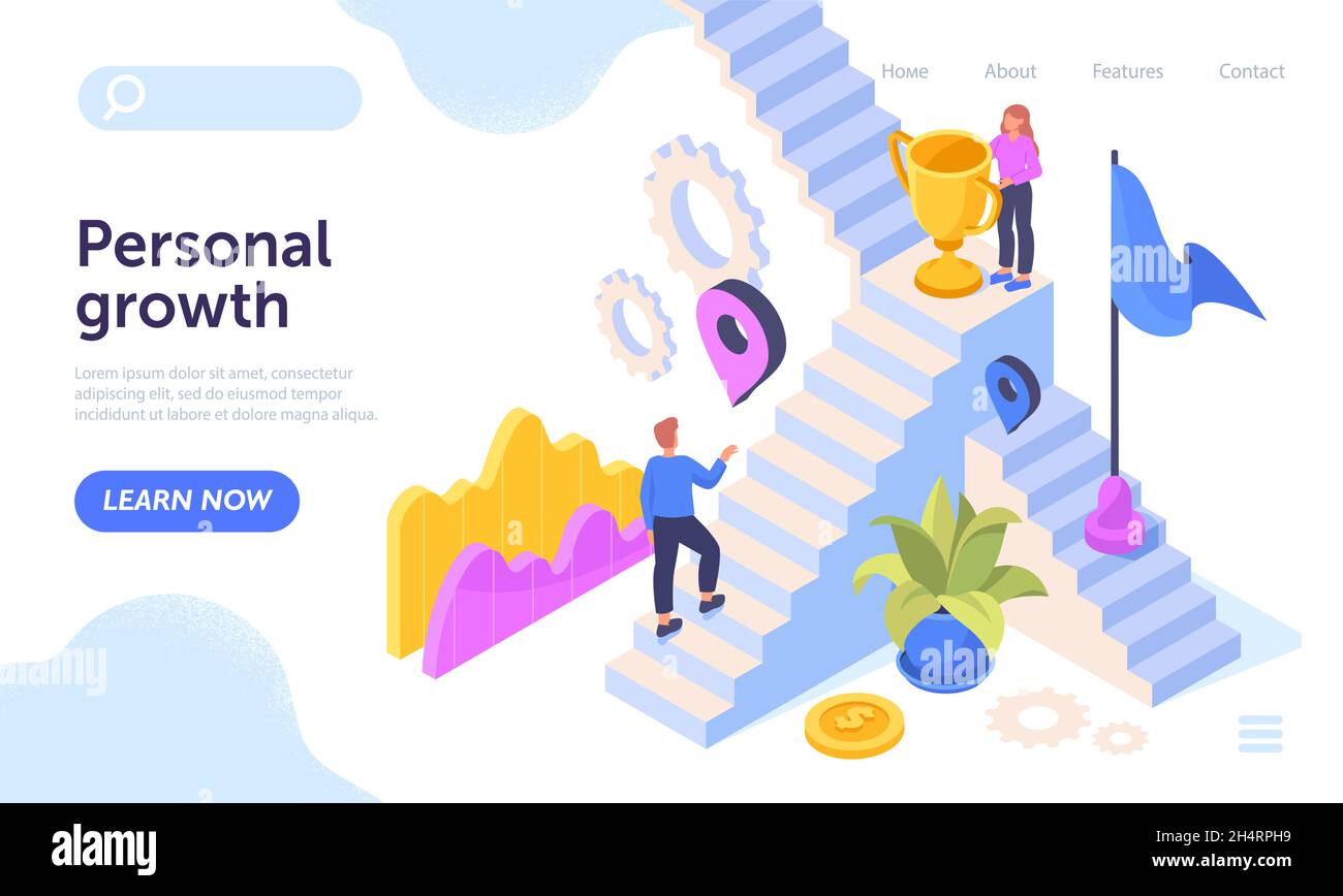 Personal growth concept Stock Vector Image & Art - Alamy