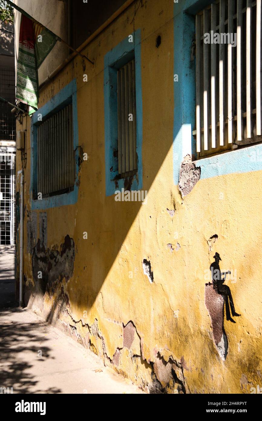 Graffiti is an art that is usually banned in Iran. Artists draw their ...