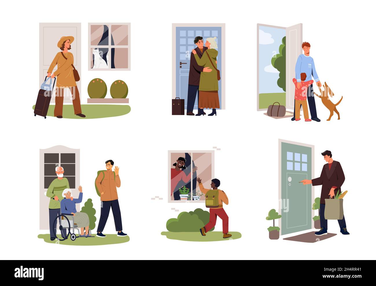 Leave leaving Cut Out Stock Images & Pictures - Alamy