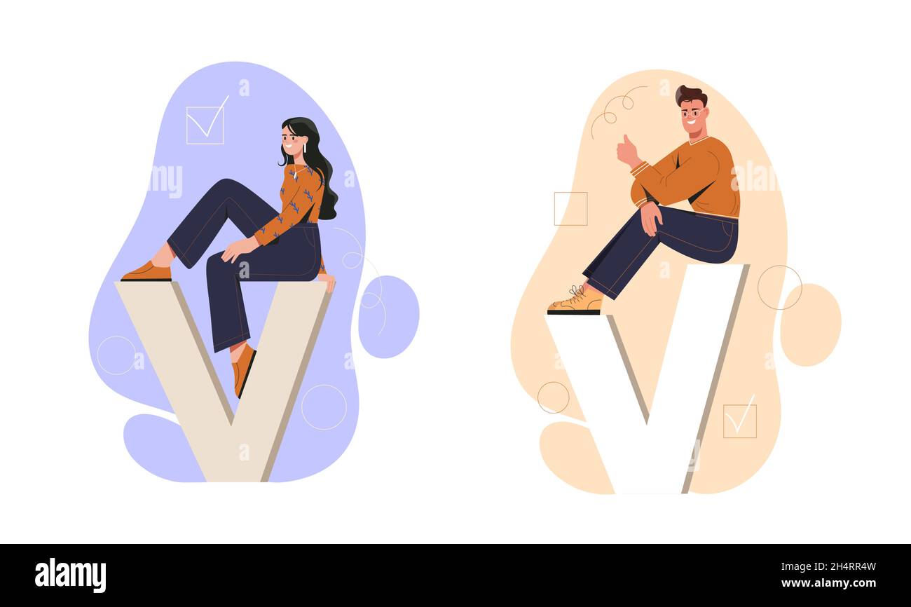 Done job concept checklist Stock Vector Images - Alamy