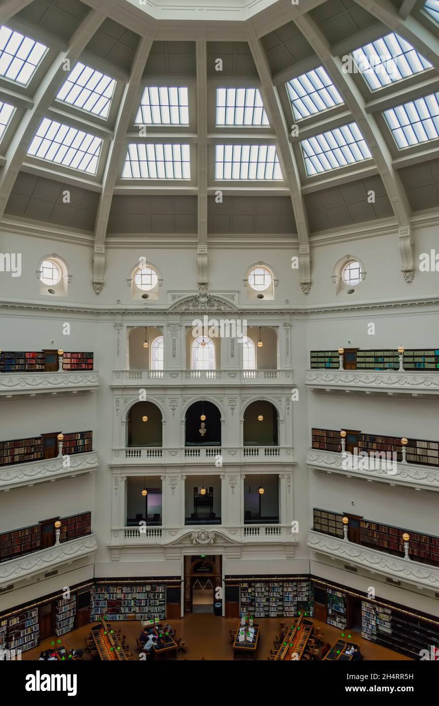 Melbourne State Library, Melbourne, Victoria, Australia Stock Photo - Alamy