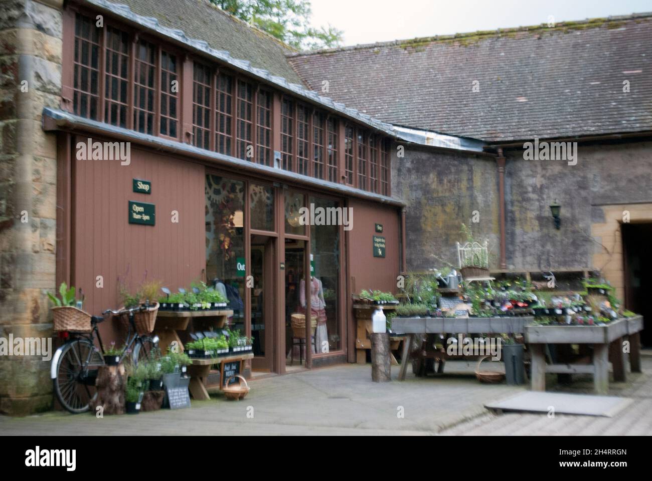 Gift shop at Cragside, Rothbury, Northumberland, England, UK, United ...