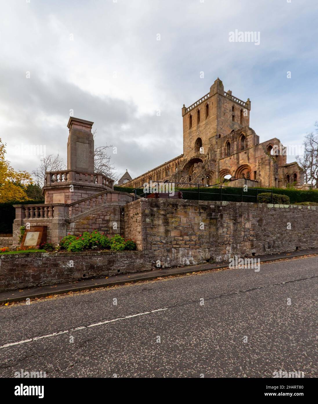 Ruins of Jedburgh Abbey in Jedburgh, Scottish Borders Scotland, UK ...