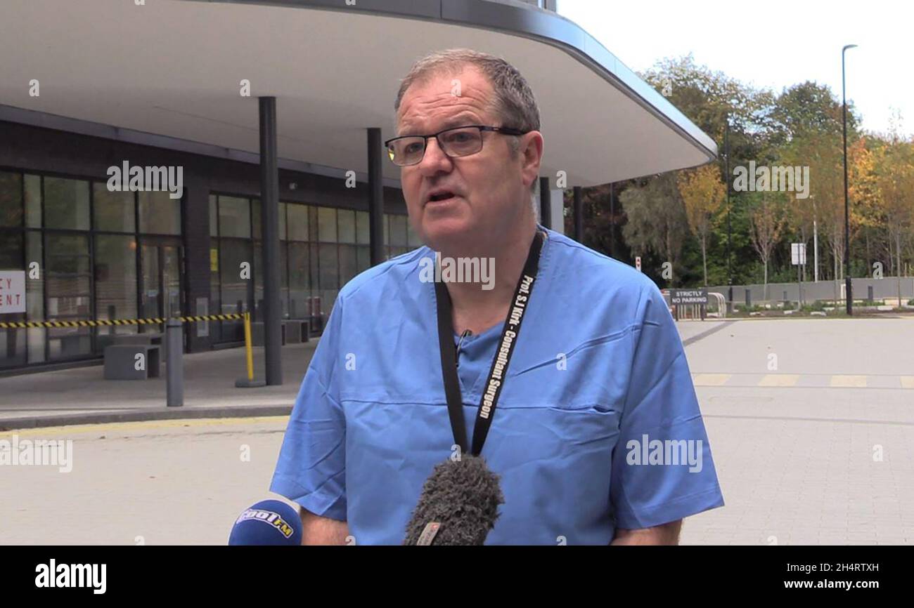 Professor Stephen Kirk, a consultant surgeon at Ulster Hospital, at the ...
