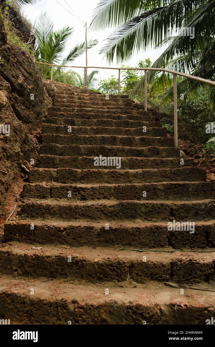 strong waves in Cola beach in goa Stock Photo - Alamy