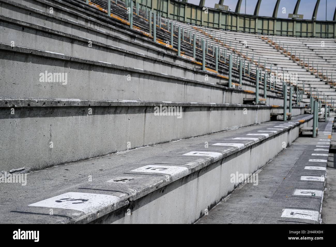 The stadium grandstand during the Formula 1 Gran Premio De La Ciudad De ...