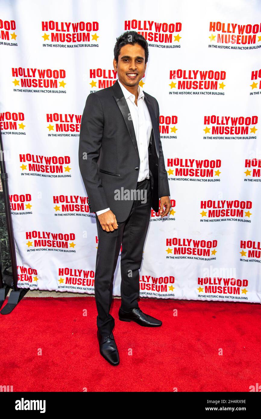 Los Angeles, USA. 03rd Nov, 2021. Actor Ebin Antony attends The Ghostbusters Hollywood Museum ...