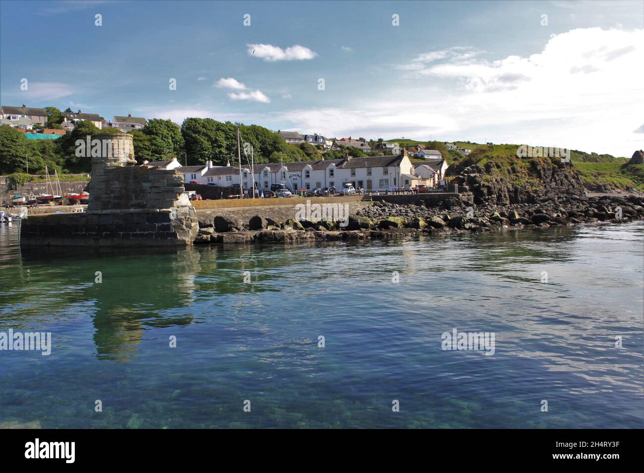 Dunure Harbour - Scotland Stock Photo - Alamy