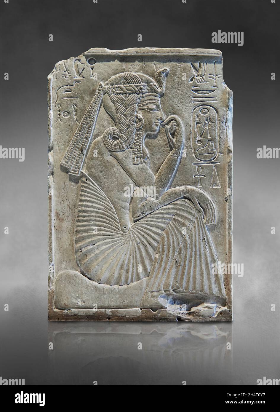 Ancient Egyptian stele depicting third pharaoh Ramesses II, 1303–1213 ...