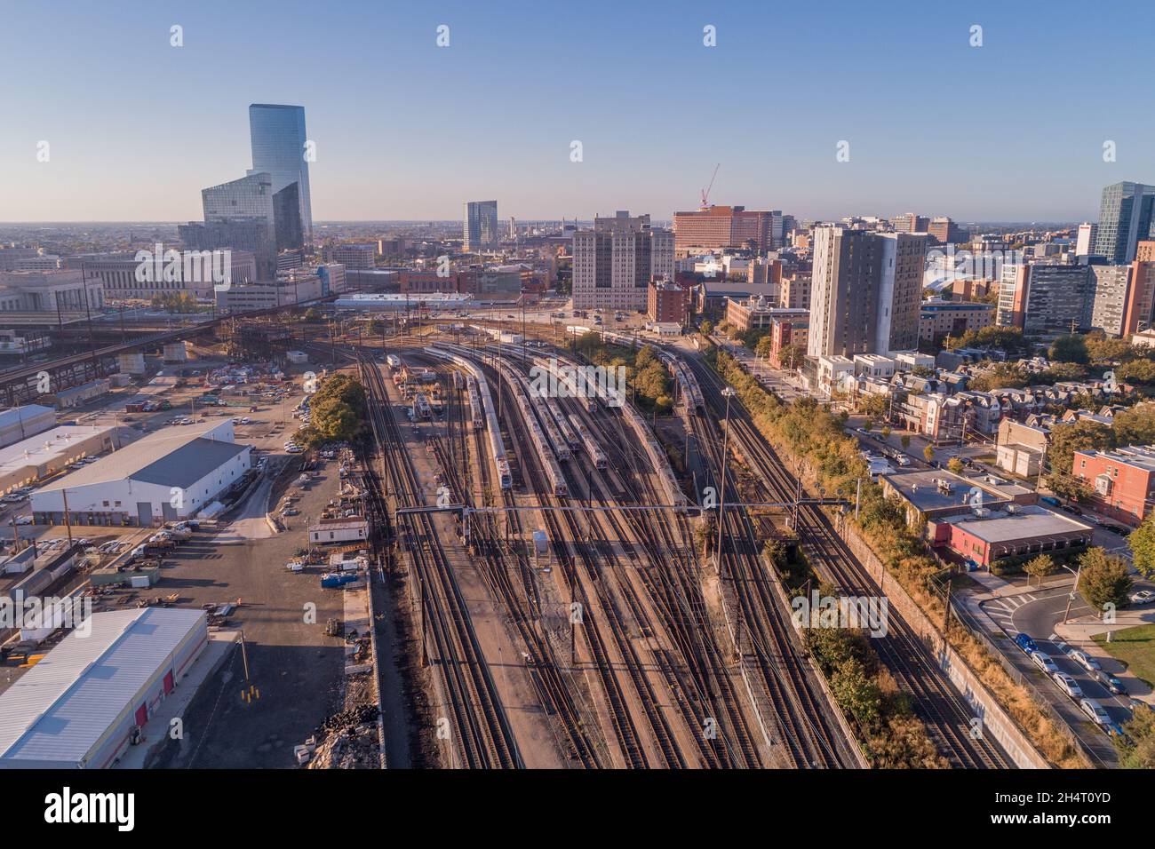 30th Street Station in Philadelphia, Pennsylvania. Officially William H ...