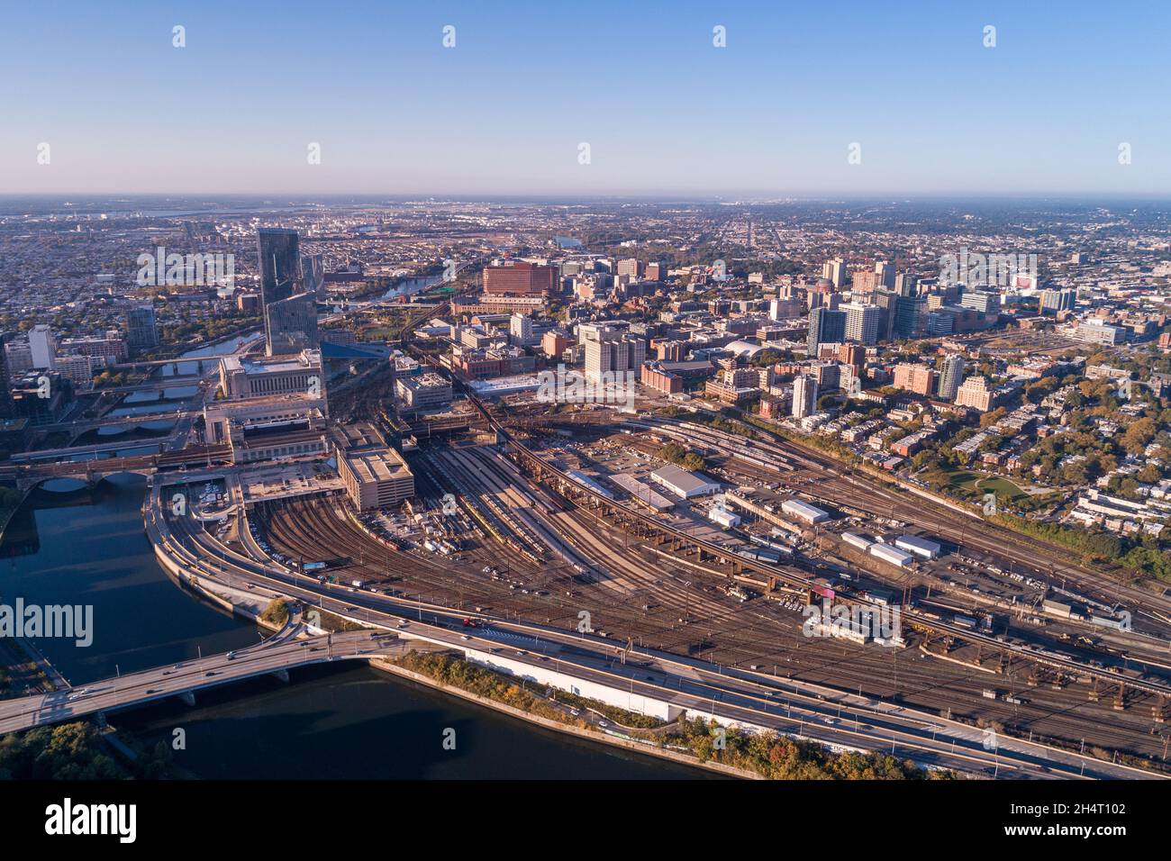 30th Street Station in Philadelphia, Pennsylvania. Officially William H ...