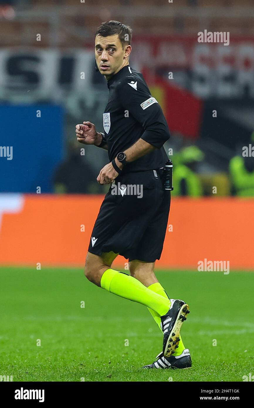 Referee clement turpin during uefa hi-res stock photography and images ...