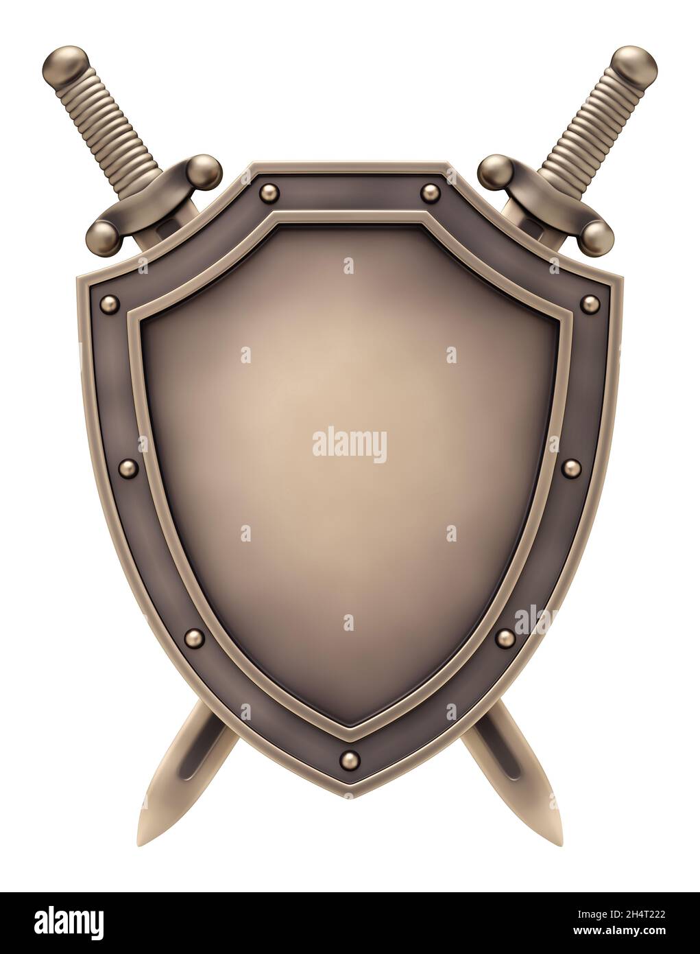 A Knight Blazon Stock Photo - Alamy