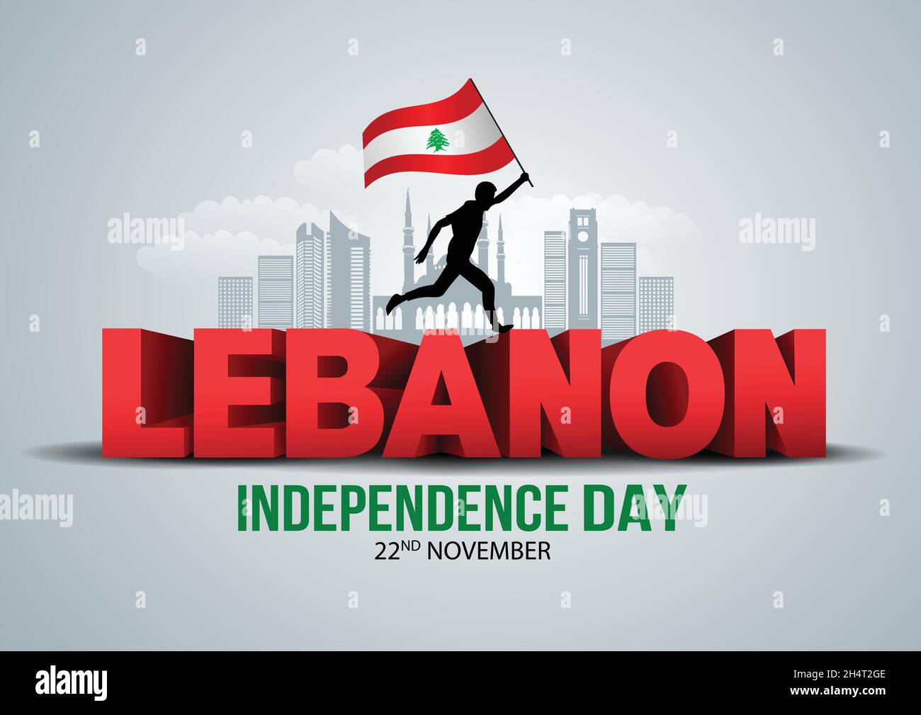 Lebanese independence day Stock Vector Images - Alamy