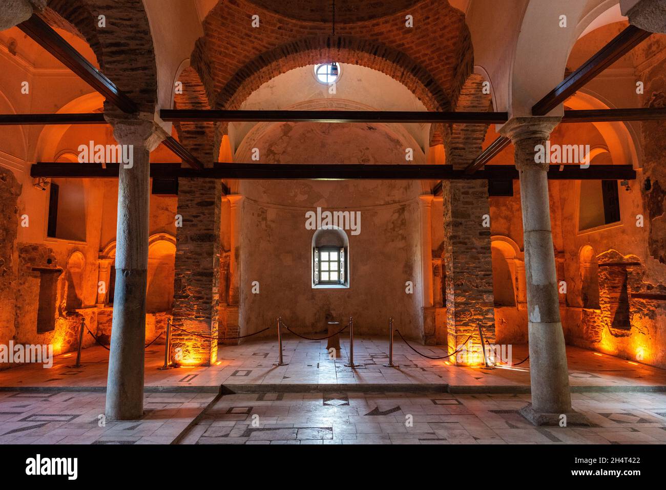 Sirince, Izmir, Turkey – November 1, 2020. Interior view of the Church ...