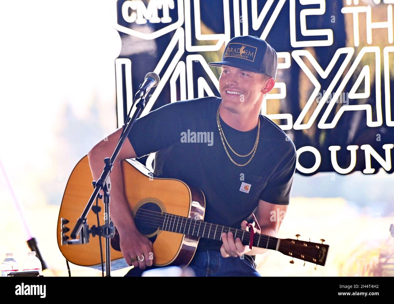 Parker McCollum performs during the 'CMT Live in the Vineyard Goes ...