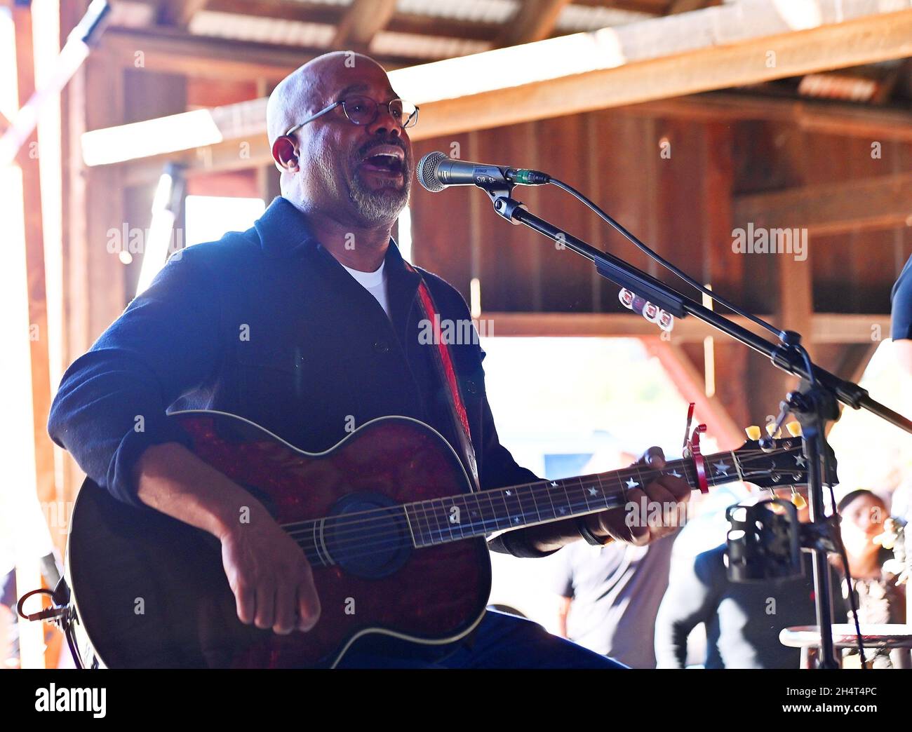 Darius Rucker performs during the 'CMT Live in the Vineyard Goes ...