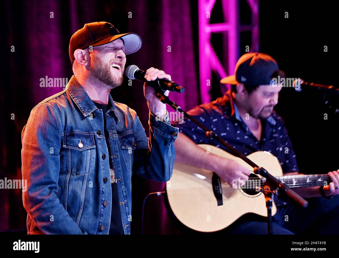 Cole Swindell performs during the 'CMT Live in the Vineyard Goes ...