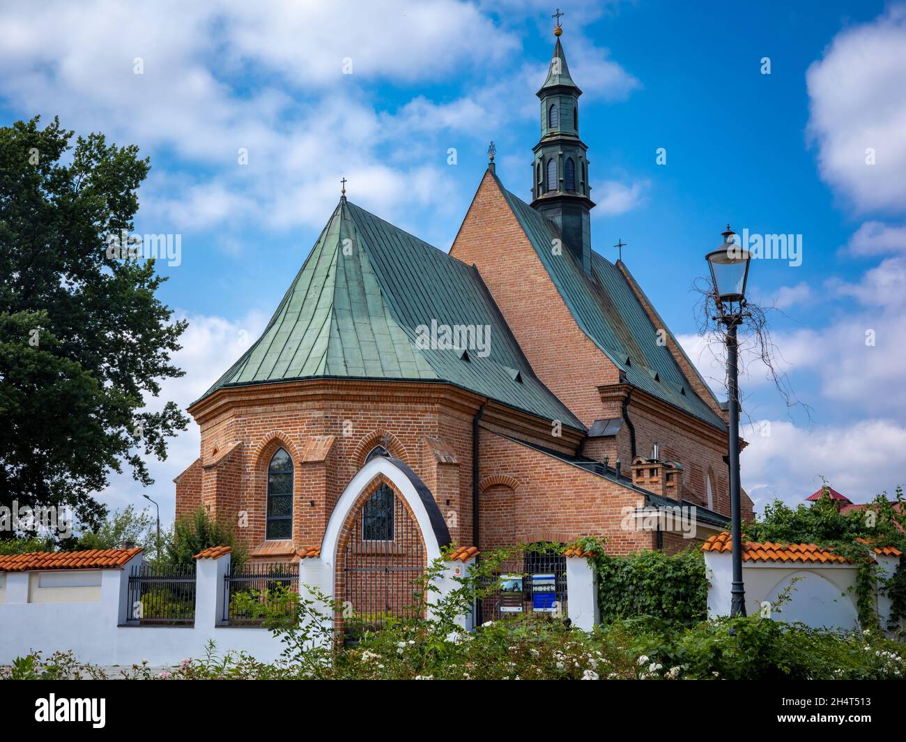 RADOM, POLAND - July 26, 2021: A gothic, medieval church of Saint ...