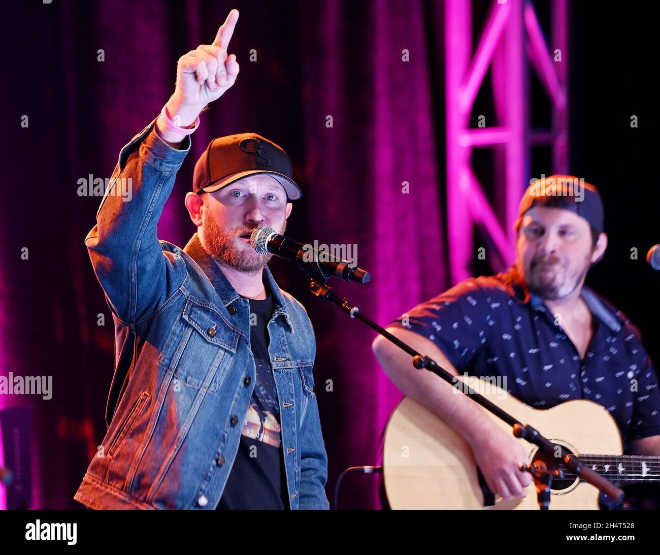 Cole Swindell performs during the 'CMT Live in the Vineyard Goes ...