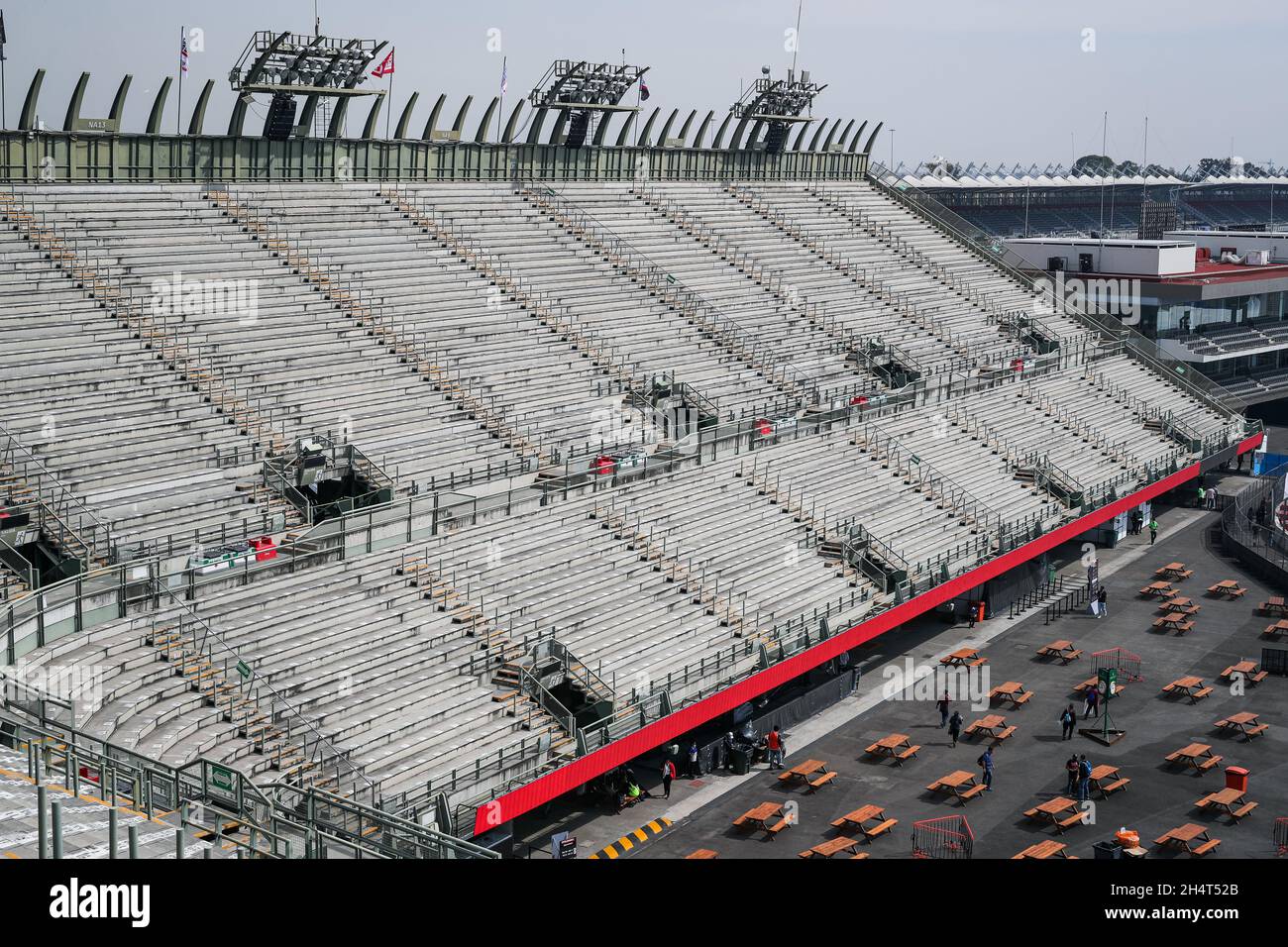 The stadium grandstand during the Formula 1 Gran Premio De La Ciudad De ...
