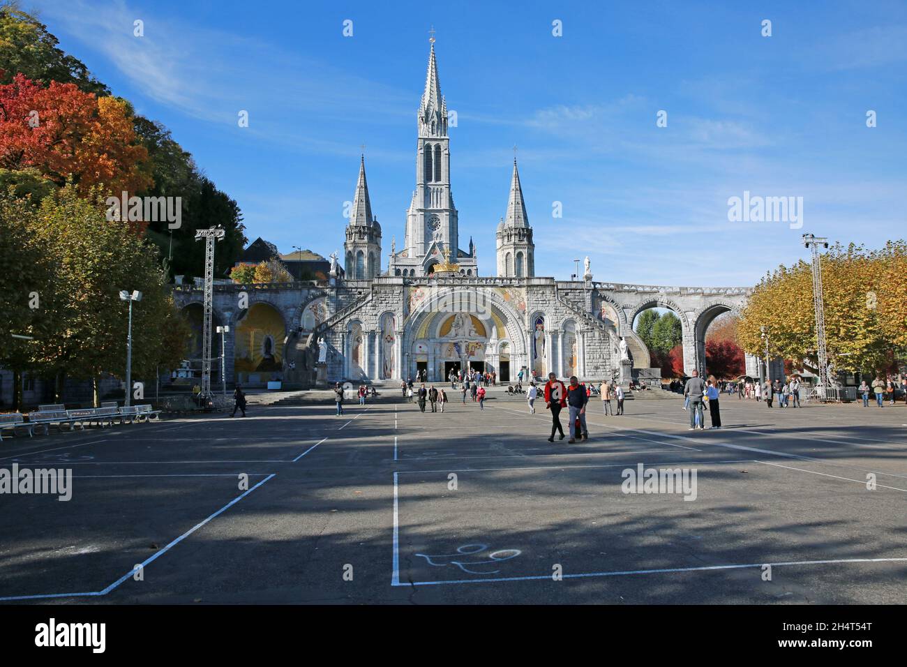 Our lady of lourdes basilica hi-res stock photography and images - Alamy