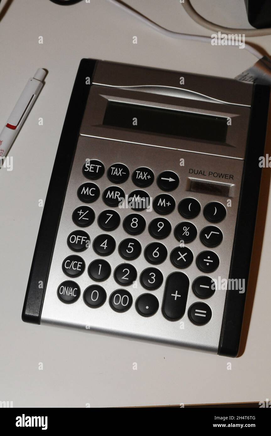 Dual power clculator hi-res stock photography and images - Alamy