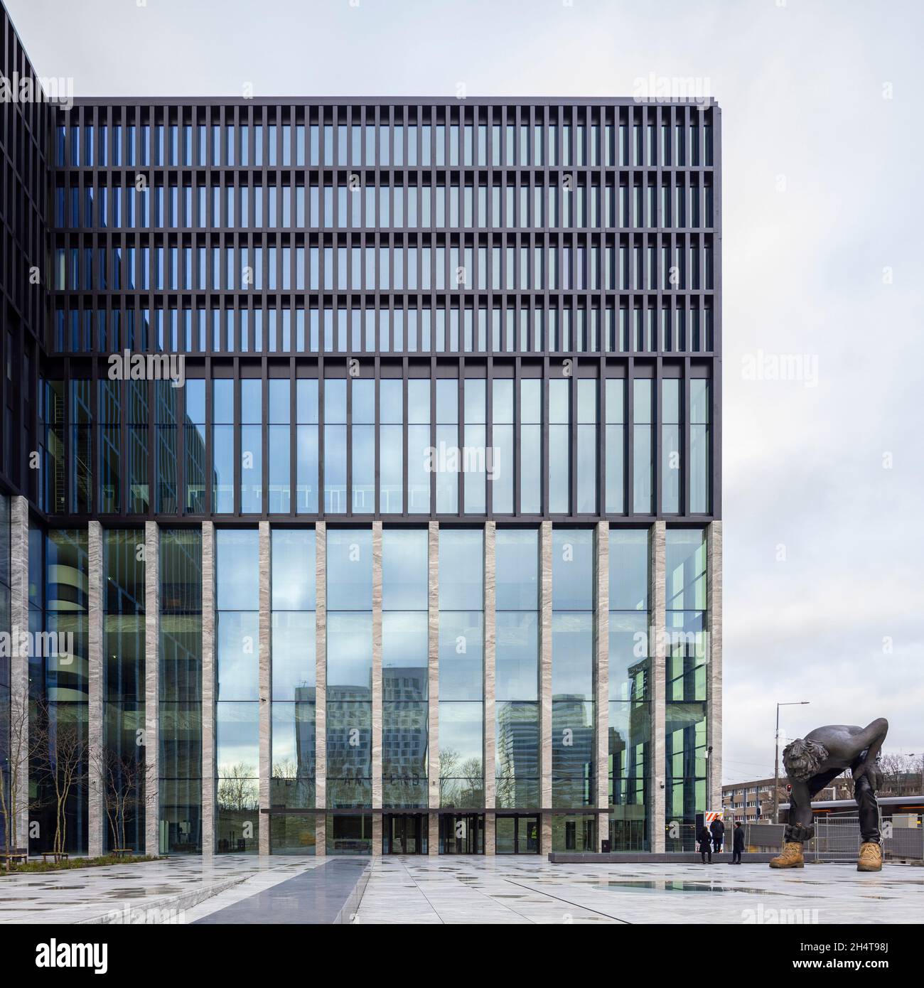 Exterior facade. Courthouse Amsterdam, Amsterdam, Netherlands ...