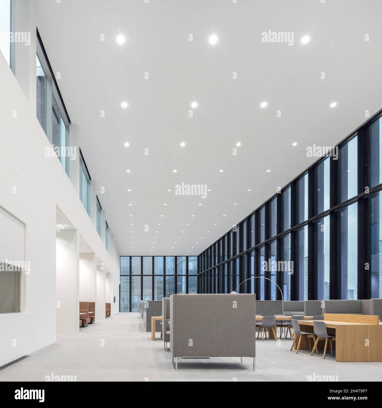 Interior view. Courthouse Amsterdam, Amsterdam, Netherlands. Architect ...