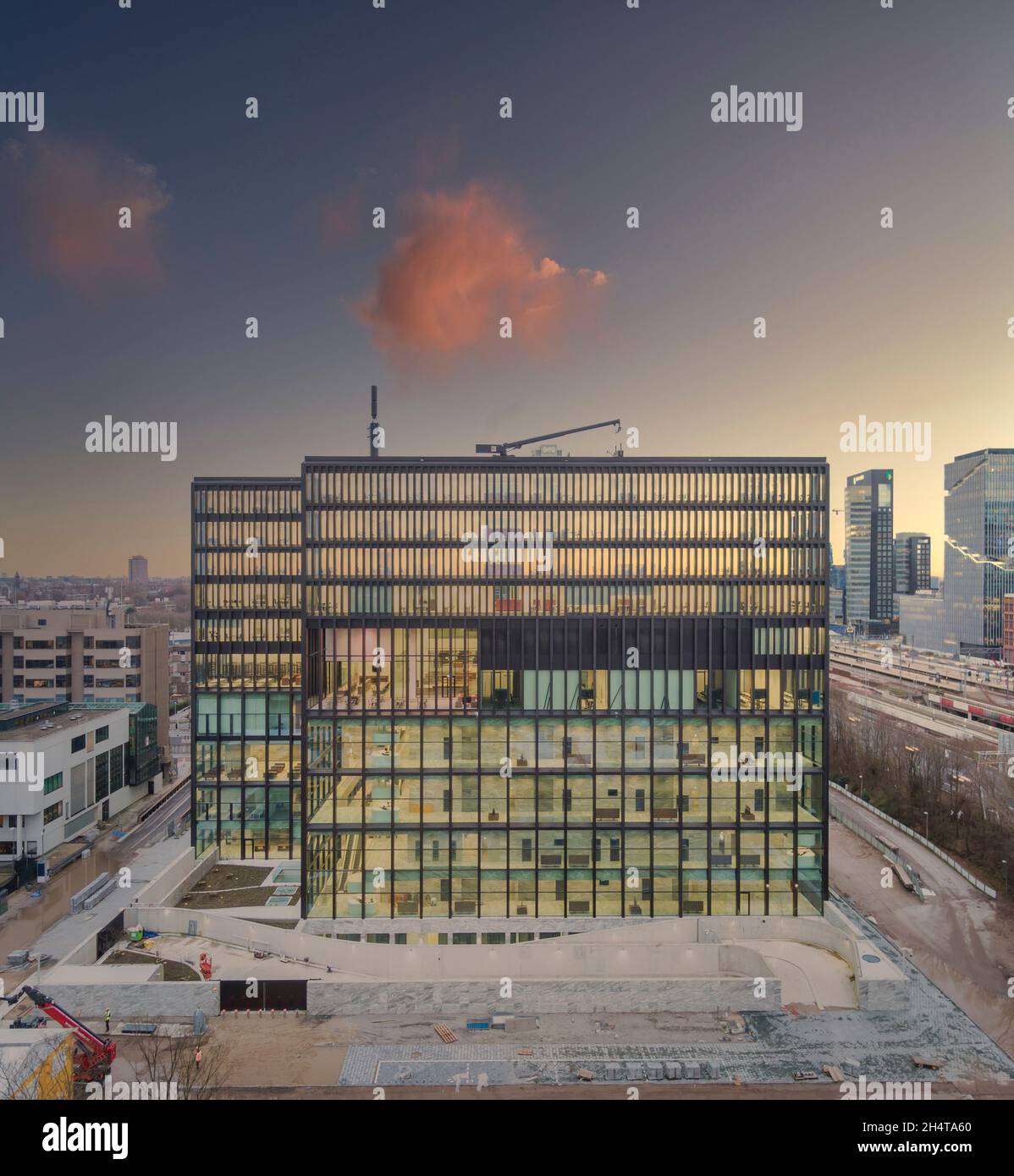 Exterior facade. Courthouse Amsterdam, Amsterdam, Netherlands ...