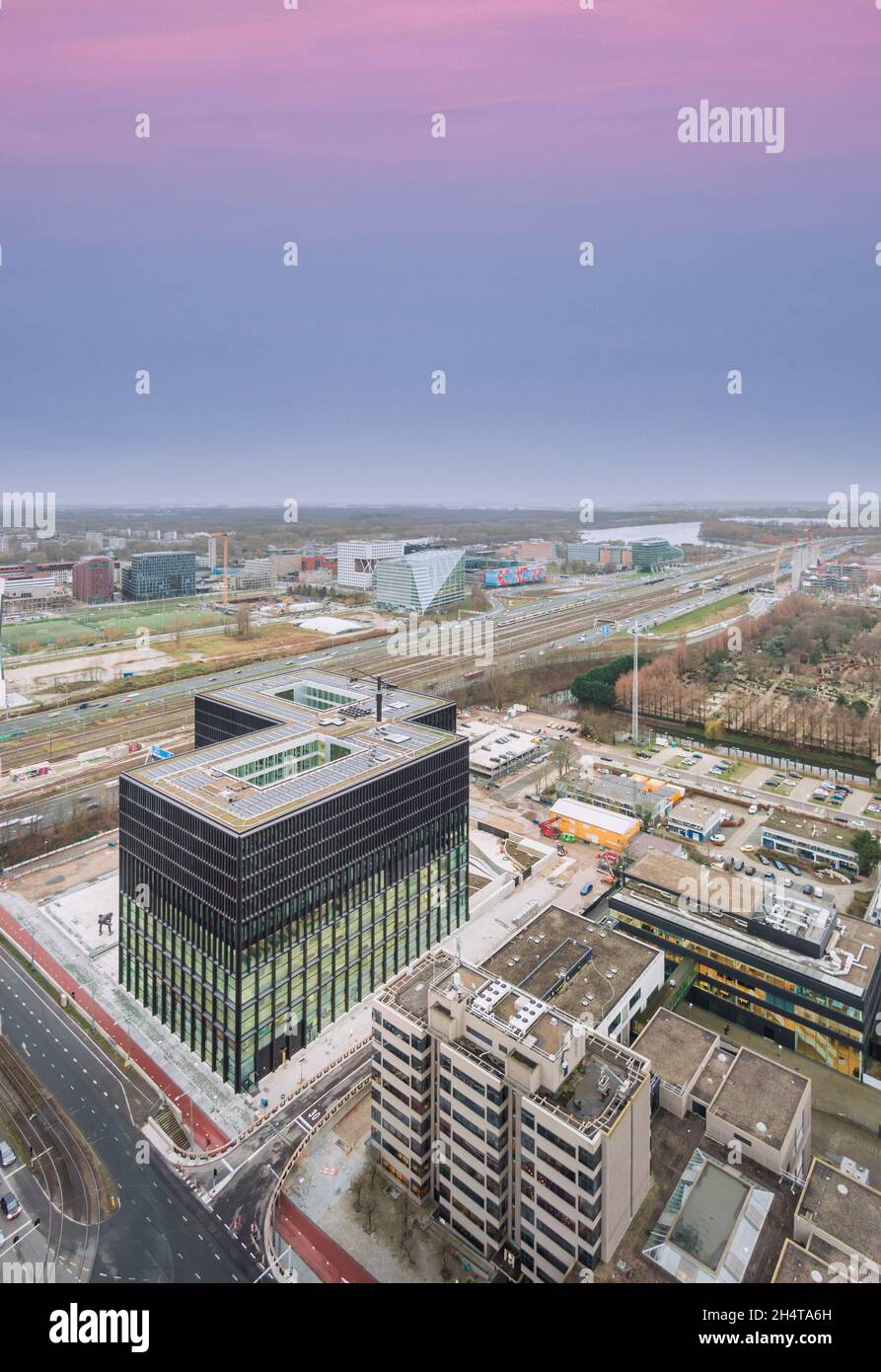 Exterior facade. Courthouse Amsterdam, Amsterdam, Netherlands ...