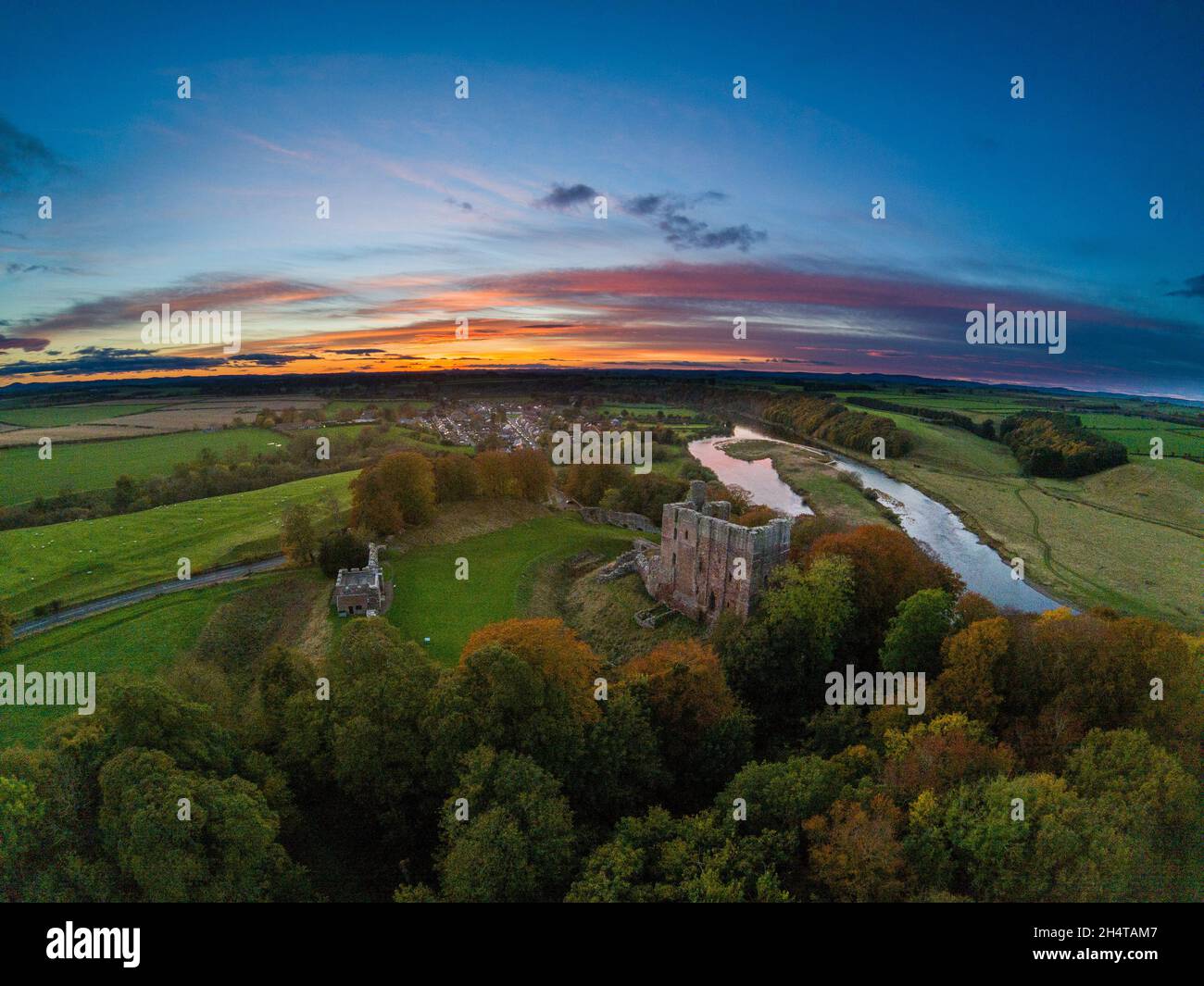 Norham Castle one of the most important of the Border castles was built ...