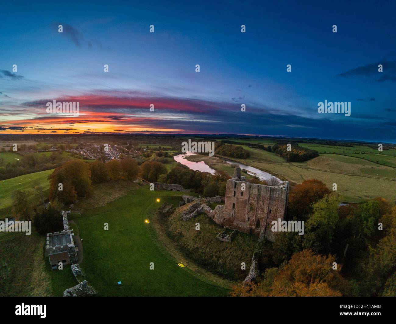 Norham Castle one of the most important of the Border castles was built ...