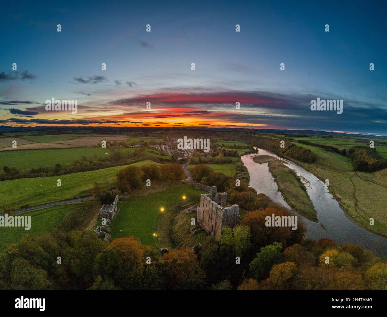 Norham Castle one of the most important of the Border castles was built ...
