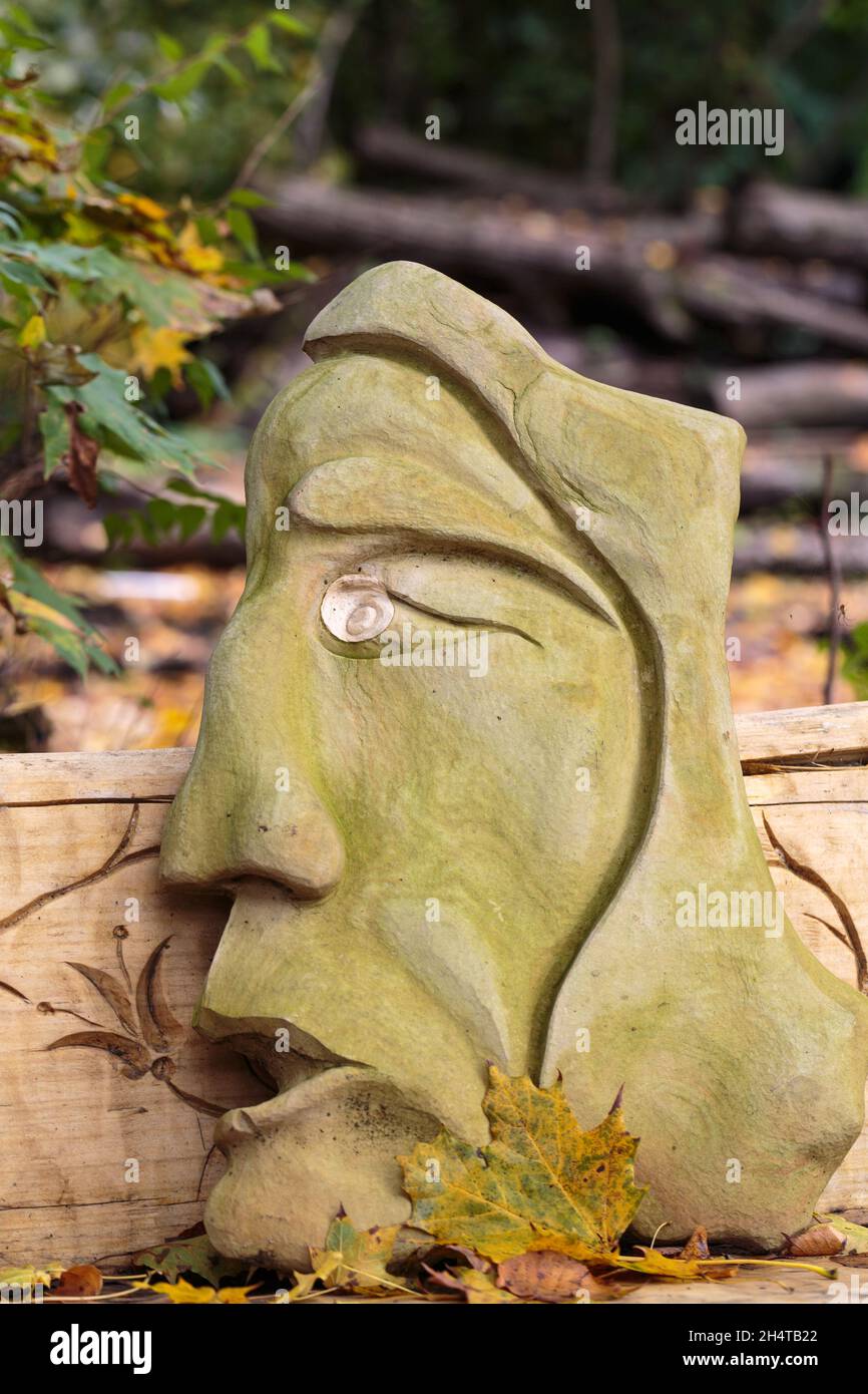 Fairy-like stone figures from primaeval Slawic tales Stock Photo - Alamy