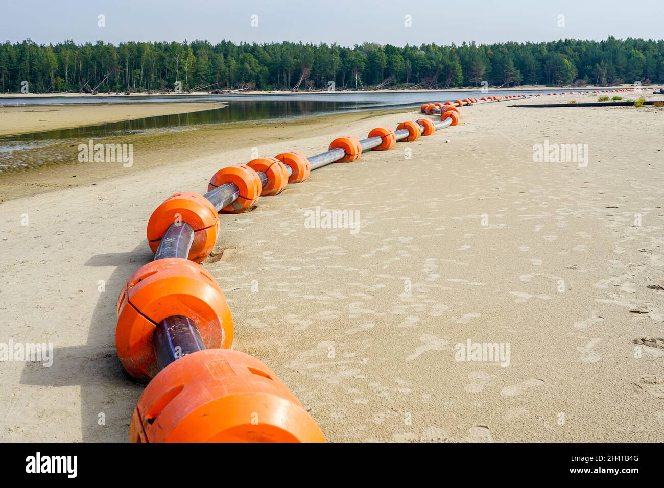 buoy guard to limit the surface of the oil leak, equipment to prevent ...
