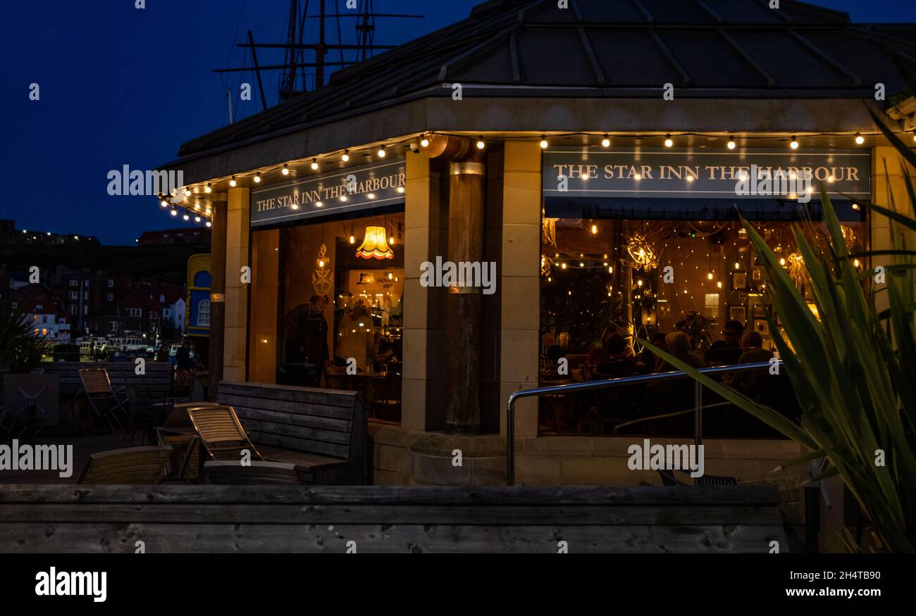 The exterior of The Star Inn The Harbour pub and restaurant in the ...