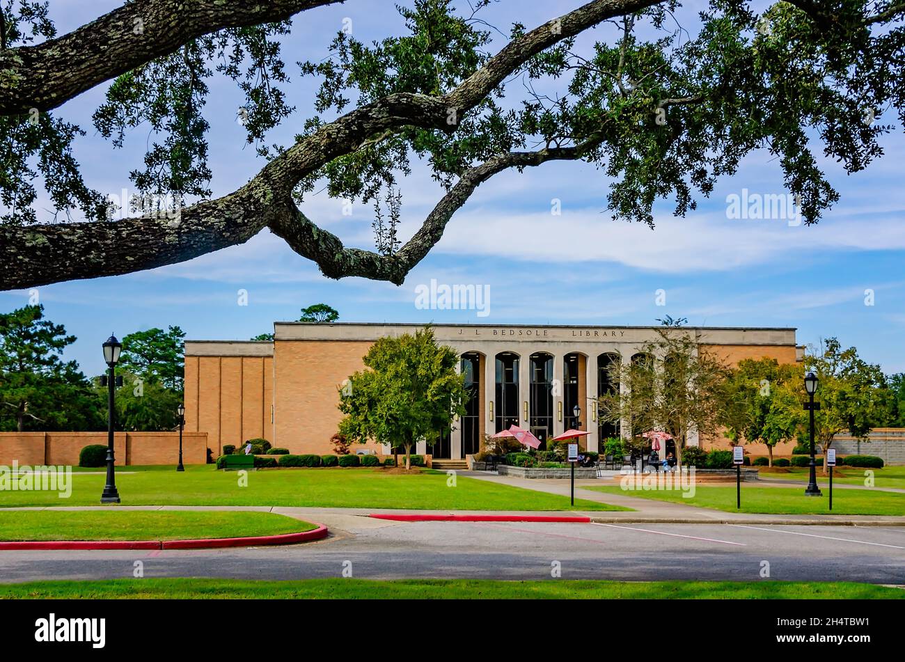 J.L. Bedsole Library is pictured at the University of Mobile, Nov. 3 ...