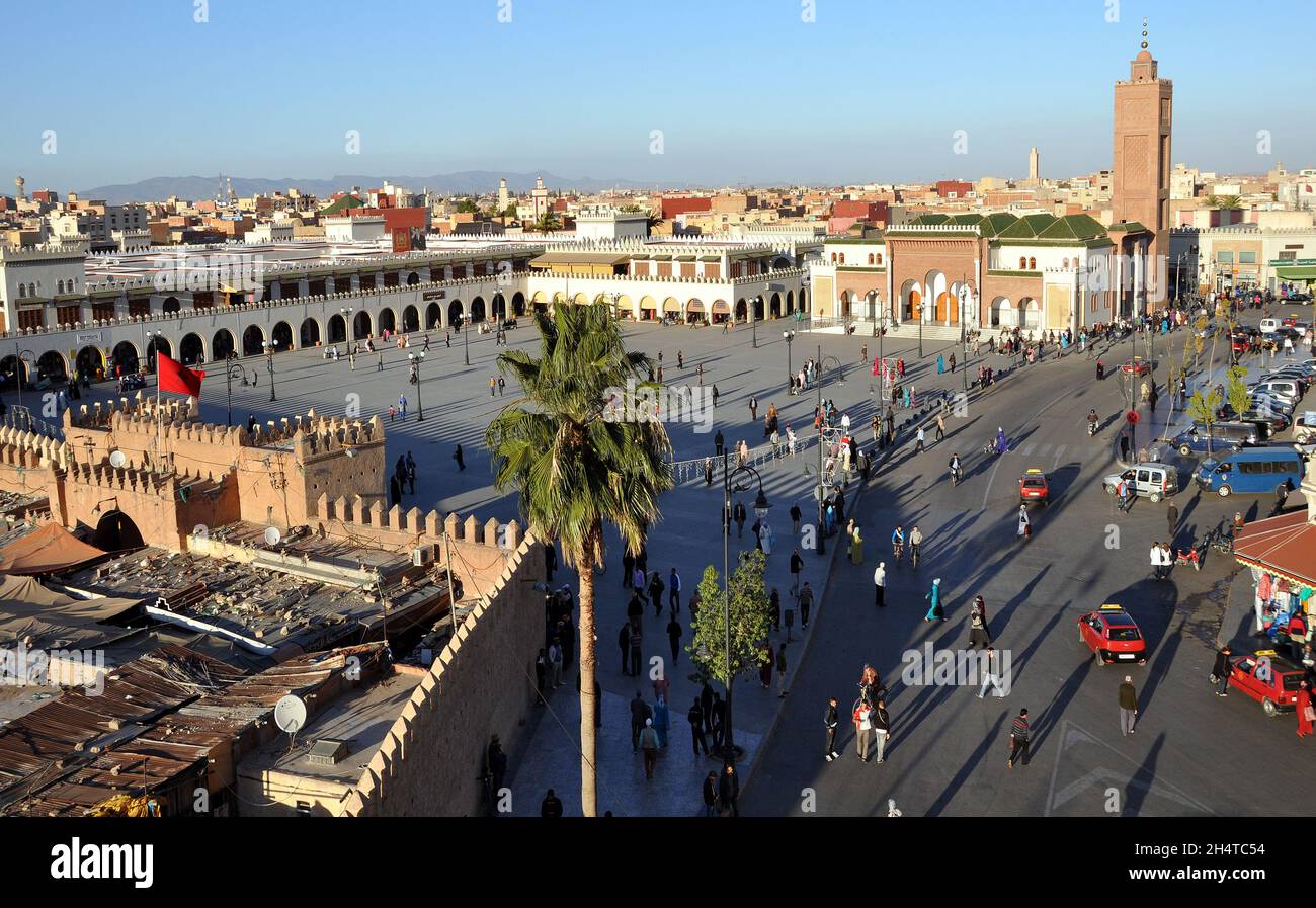 View over Oujda the capital of eastern Morocco Stock Photo - Alamy