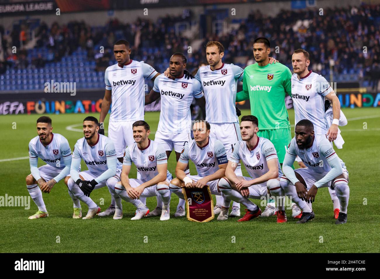 West ham united team group hi-res stock photography and images - Alamy