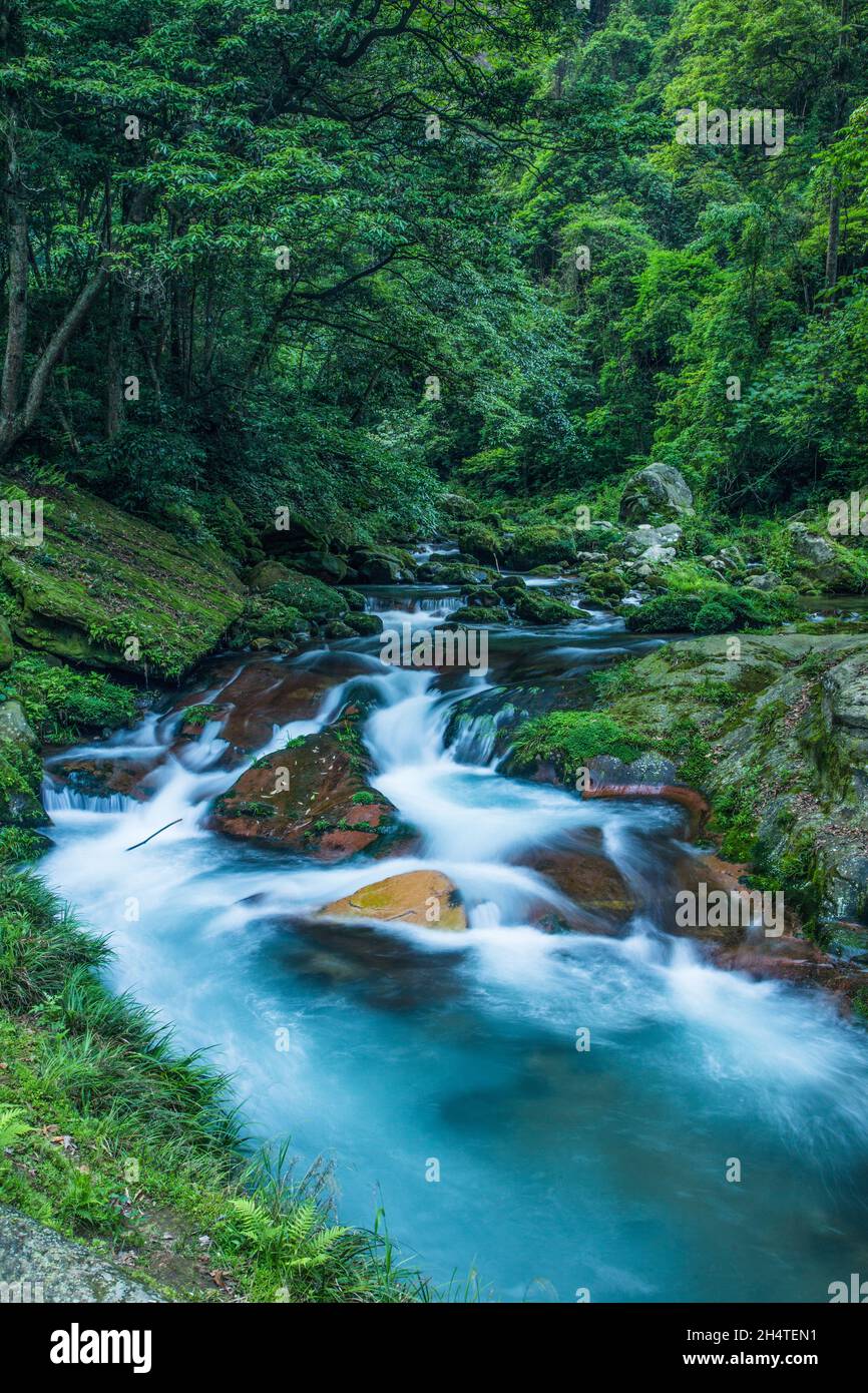 The Yellow Whip Stream in Zhangjiajie National Forest Park in Hunan ...