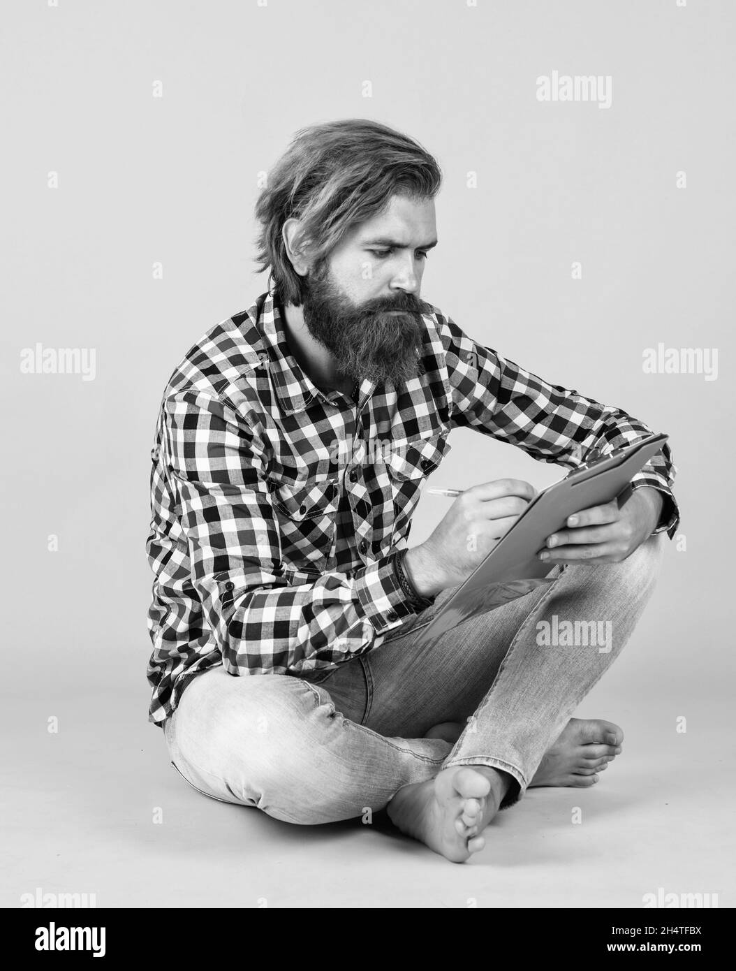 Study working paper Black and White Stock Photos & Images - Alamy